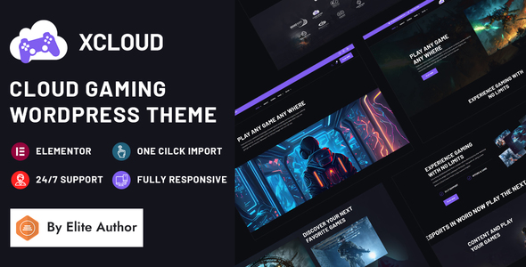 Xcloud - Cloud Gaming WordPress Theme by peacefulqode | ThemeForest